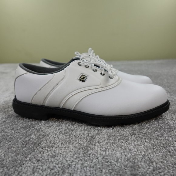 FootJoy | Shoes | Footjoy Mens Golf Shoes 8 Medium Classic White Soft ...